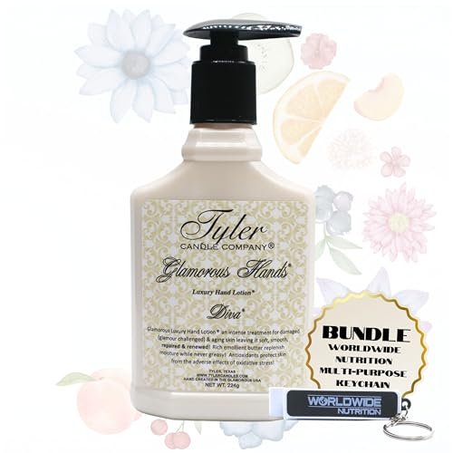 Tyler Diva Hand Lotion - Scented and Small Hand Lotion For Dry Hands w